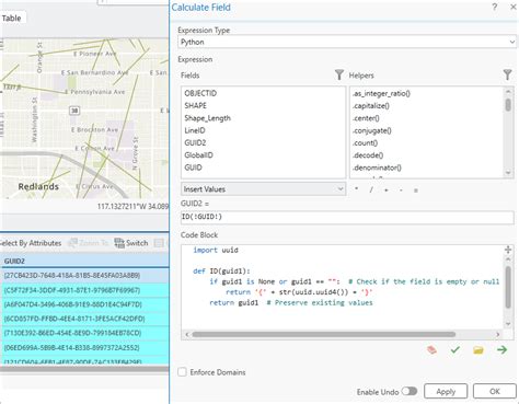 How To Populate A Guid Field With Values From A Text Field In Arcgis Pro
