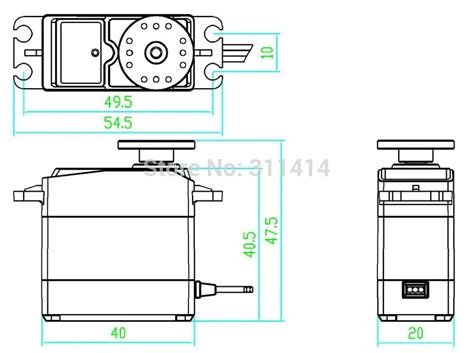 ds3120 servo motor 0 270องศา เฟืองโลหะทั้งหมด ขาย arduino อุปกรณ์