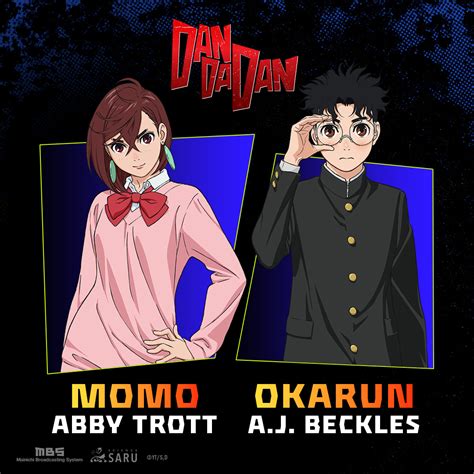 Dan Da Dan English Dub Reveals Lead Voice Actors Anime Nyc Premiere Anime Corner