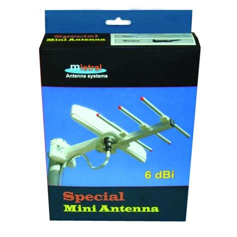Κεραία μικρού μεγέθους Special Mini Antenna 6 Dbi σε Λευκό Χρώμα
