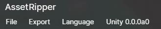 Bug Unity Version Dectected As A Issue AssetRipper AssetRipper GitHub