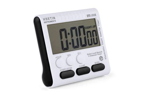 Buy HSTEIN INSTRUMENTS Hour Minute Second Count Up Countdown Digital Timer 24 Hour With Clock