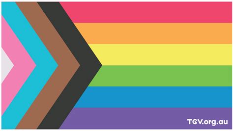 Pride Flag Sticker Transgender Victoria