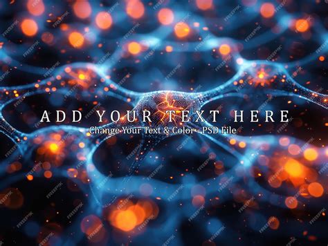 Abstract Neural Network Visualization Premium Ai Generated Psd