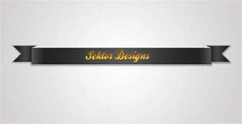 Sleek Elegant UI Ribbon Banner PSD Free Vector Download FreeImages