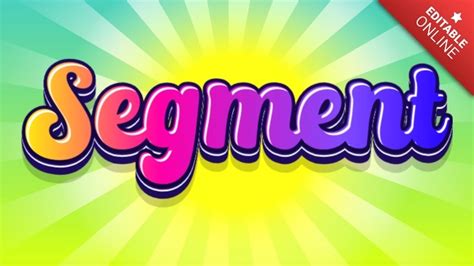 Segment Illustrator Text Effect Generator