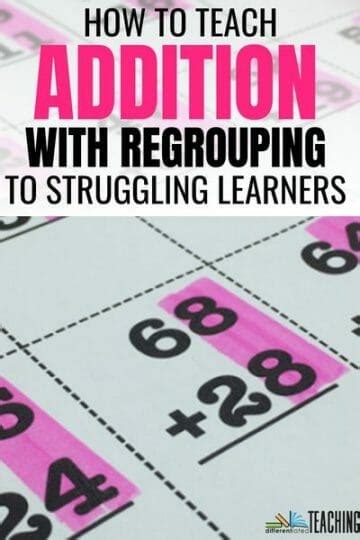 Simplify Teaching Double Digit Addition With Regrouping