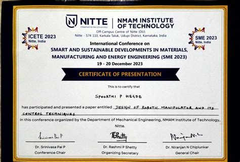 Spoorthi Hegde On Linkedin Robotics Research Engineeringsolutions