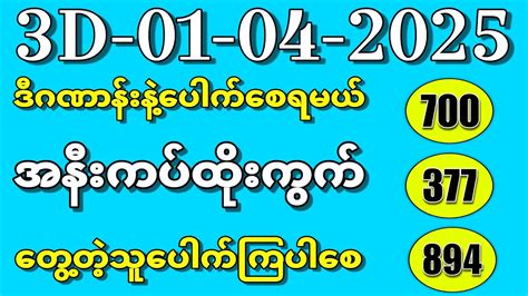 3d ကြိမ်အတွက် ထွက်ရန်အားကောင်းသော 01 04 2025 Youtube
