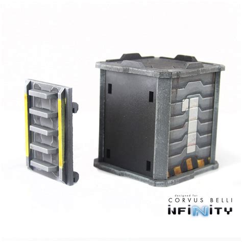 Infinity The Game Terrain Shipping Container Ladder Mdf Warsenal