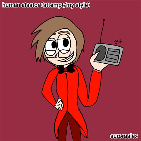Human Alastor My Style By Auroraalex On Deviantart