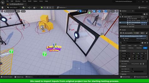 Defender Animated Dialogue System