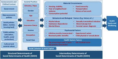 Who Social Determinants Of Health Sdoh Conceptual Framework With