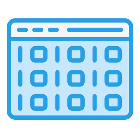Binary Code Generic Color Lineal Color Icon