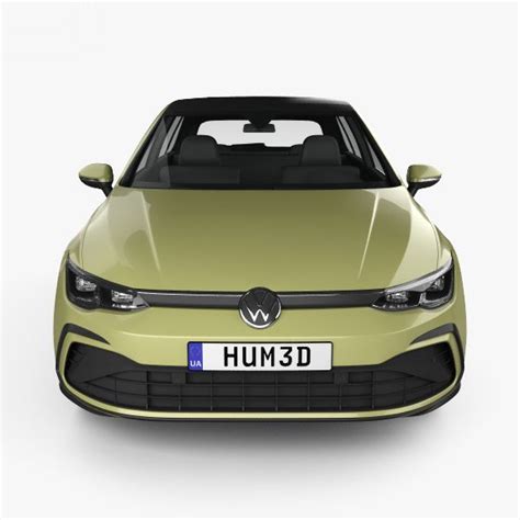 폭스 바겐 골프 R 라인 5 도어 해치백 2020 3d 모델 149 3ds C4d Fbx Lwo Ma Obj Max Free3d