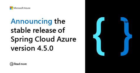 Announcing The Stable Release Of Spring Cloud Azure 450 Azure Sdk Blog