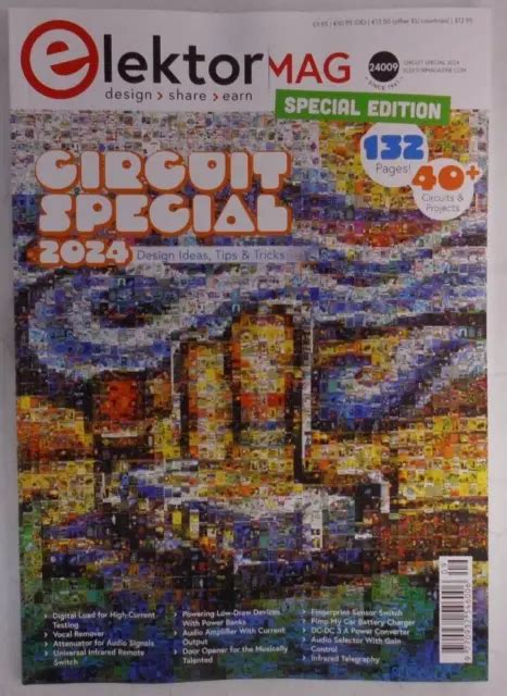 Elektor Electronics Magazine Circuit Special 2024 Design Ideas Tips And Tricks £14 99 Picclick Uk