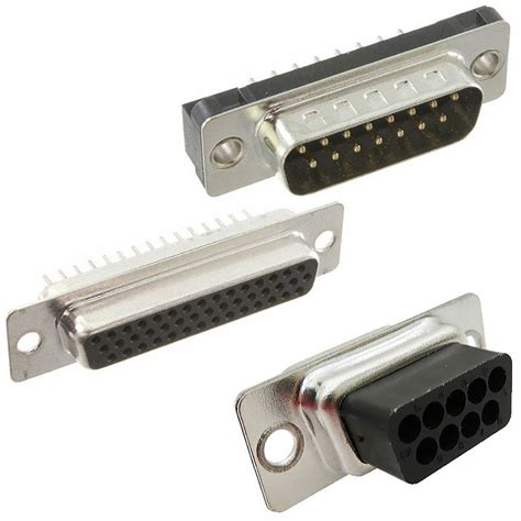 D Sub Connectors And Accessories Adam Tech Digikey