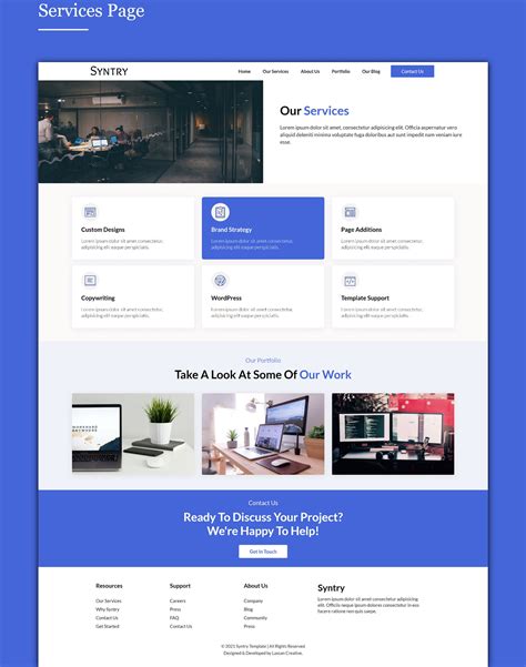 Syntry Multi Purpose HTML Template Behance