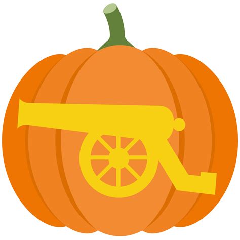 Cannon Pumpkin Stencil Free Printable Papercraft Templates