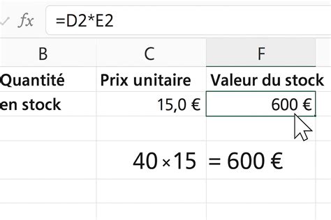 📦 Créer Un Tableau Excel Dinventaire De Stock