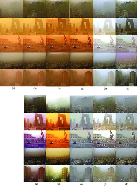 The Comparison Of Enhanced Images Using Existing Methods And The