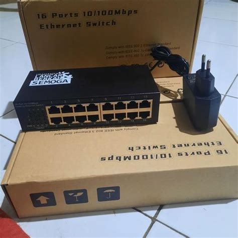 Jual Mini Switch Hub Port Mbps Support Vlan Fast Ethernet LAN Kab Malang Bunyani