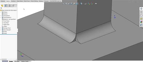 Solidworks Advanced Part Modeling Partial Fillet Gsc