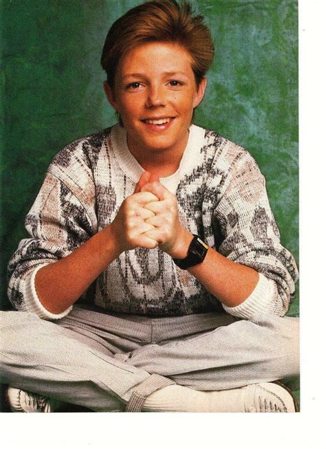 Mackenzie Astin Sean Astin Teen Magazine Pinup Clipping Cross Legged Sweater Bop Teen Stars