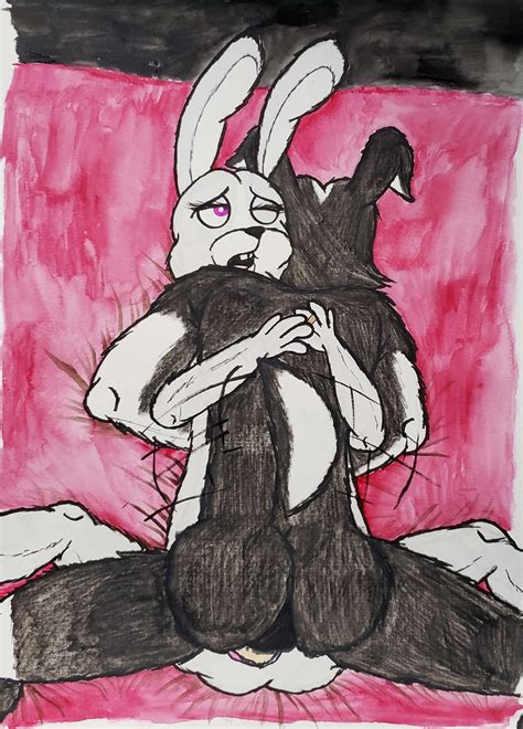 Rule 34 Doug Tnar Embrace Furry Holding Onto Partner Mating Press On Back Rachel Tnar