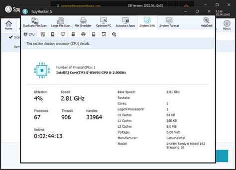System Info Remove Spyware And Malware With Spyhunter Enigmasoft Ltd