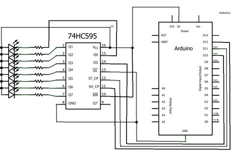 Ajouter Des Sorties Numériques à L Arduino Le 74hc595 Le Blog D Eskimon