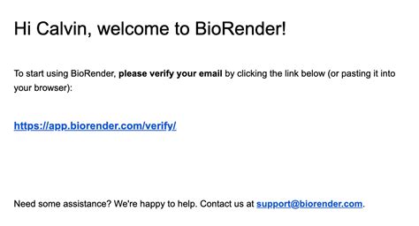 How To Verify Your Email Address BioRender Help