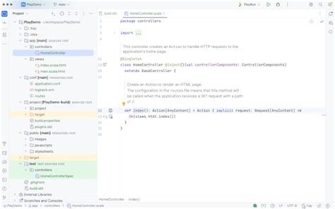 Play Framework Intellij Idea Documentation