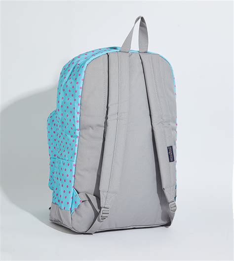 Buy Jansport Polka Dots Zip Closure Backpack In Blue 6thstreet Kuwait
