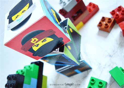 Lego Ninjago Printable Mix N Match Cubes Somewhat Simple