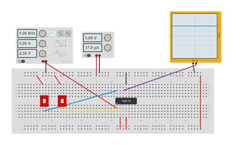 Circuit Design Jk Ff Tinkercad