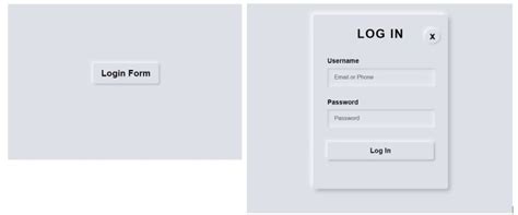 Neumorphism Popup Login Forms Using Html And Css