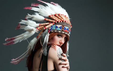 Stunning Native American Woman Hd Wallpaper
