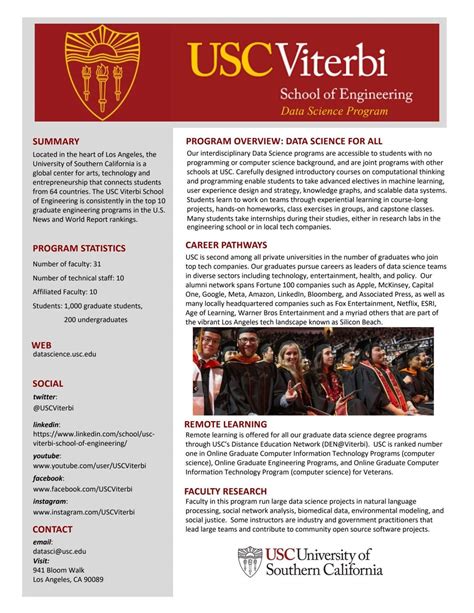 Data Science Cyber Security USC Viterbi Prospective Babes