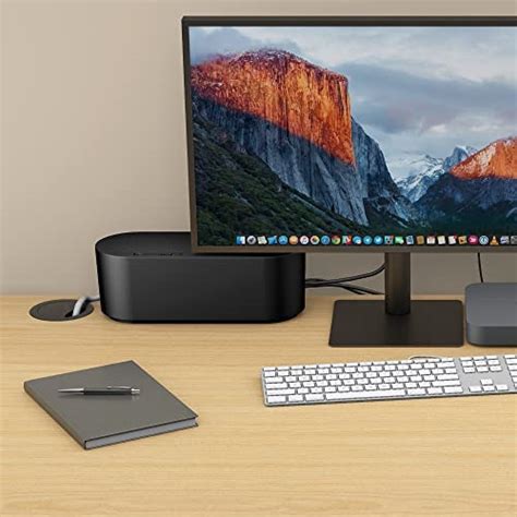 D Line Kabelbox Eu Ctusmlb Sw Kabelmanagement Box Zum Kabel Verstecken Bei Kabelsalat