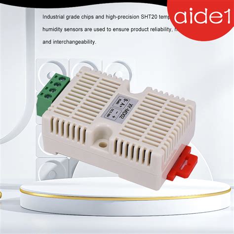 1 2 3 Xy Md02 เครื่องส่งสัญญาณอุณหภูมิความชื้น Modbus เซ็นเซอร์อุณหภูมิ
