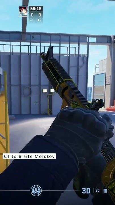 Ct Spawn To B Site Molotov New Vertigo Map Cs2 Youtube