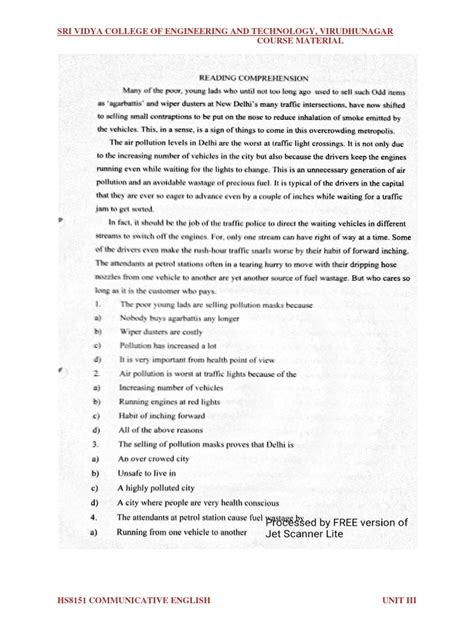 Ce Unit 3 Pdf Adverb Syntax