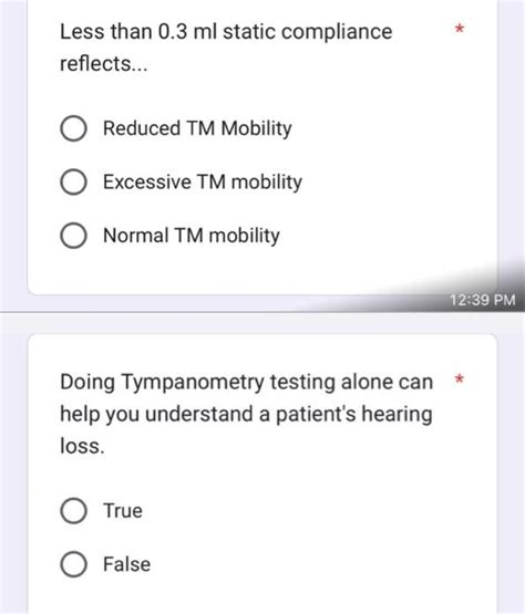 Solved Less Than 03ml Static Compliance Reflects Reduced