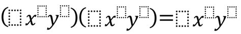 Multiplying Monomials Open Middle Open Middle®