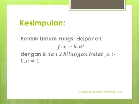 Fungsi Eksponensial Pdf