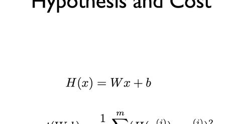 모두를 위한 딥러닝 3장 gradient descent algorithm 경사하강법
