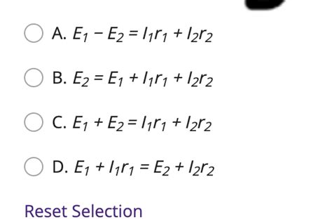 Solved Applying Kirchhoffs Loop Law Clockwise Around Loop