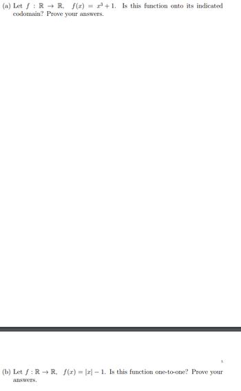 Answered Dom F Copom F Rng Codom P A Let ƒ R→rƒx √² 5 Is This